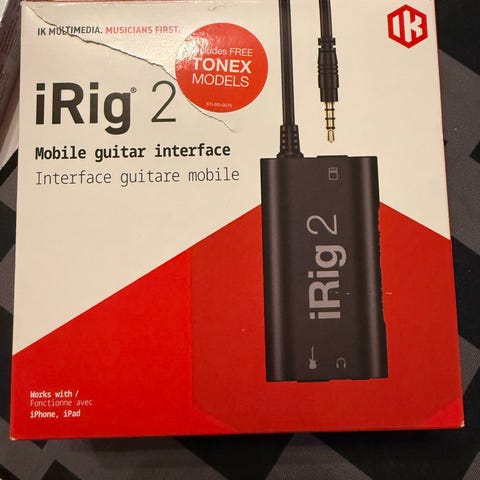 IK Multimedia iRig 2 Guitar Interface | DBA