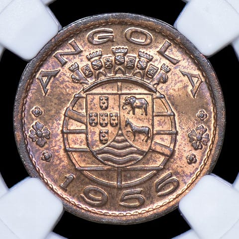 São Tomé og Príncipe (Portugisisk Territorie). Republic. 50 centavos ...