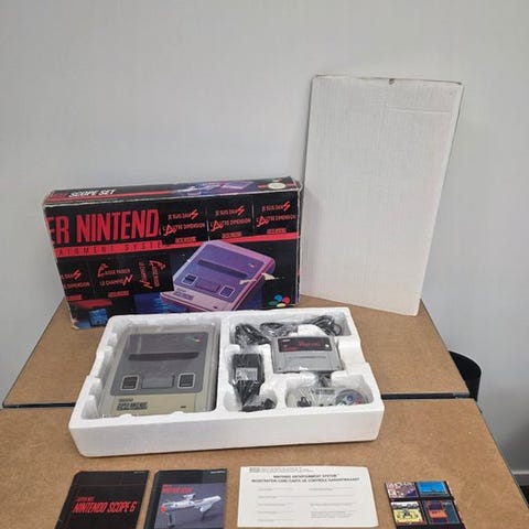 Nintendo - Snes - Original Super Nintendo Console+Super Gameboy ...