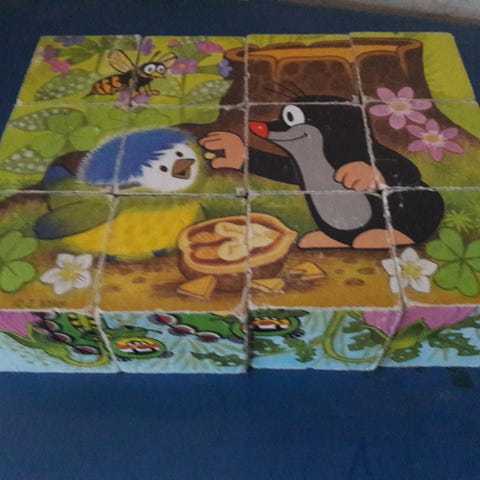 5 stk- cubes with animals inside | DBA