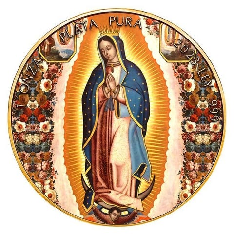 Mexico. 1 Onza 2024 1 oz Mexican Libertad Aztec Spanish Conquistadores ...