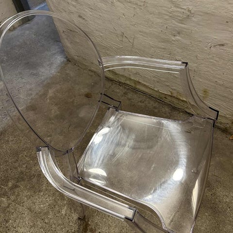 Kartell Louis Ghost stol klar plast | DBA