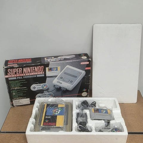 Nintendo - Snes - Original Super Nintendo Console+Super Gameboy+Mario ...