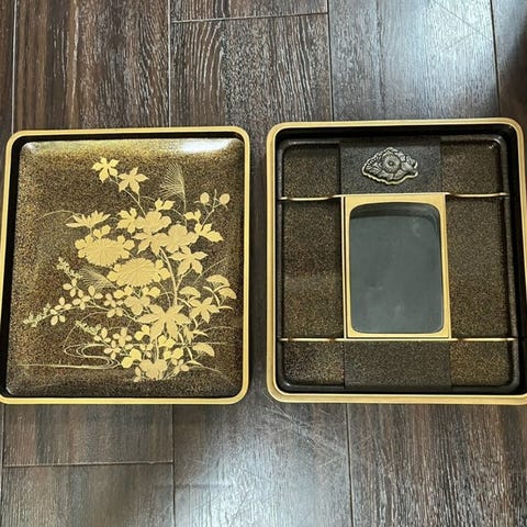 Suzuri’bako 硯箱 (skriveskrin) - Lak, Træ - Japan - Meiji-perioden (1868 ...