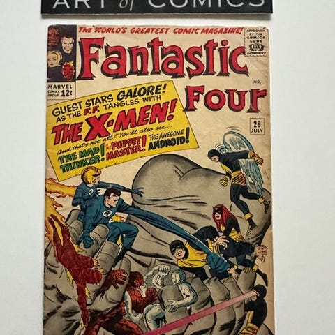 Fantastic Four #100 - Mad Thinker, Puppet Master Appearance - 100th ...