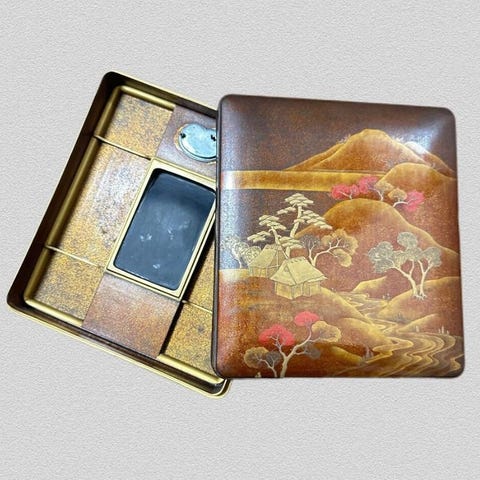 Suzuri’bako 硯箱 (skriveskrin) - Lak, Træ - Japan - Meiji-perioden (1868 ...