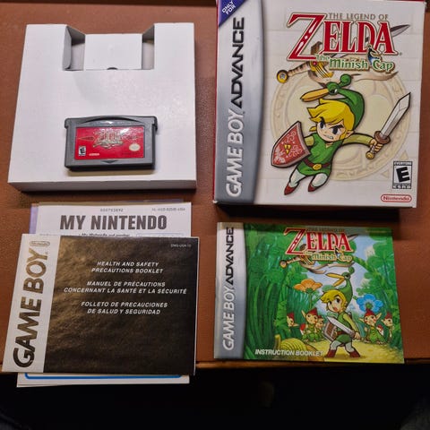 Nintendo - Gameboy Advance SP - GBA GOLD ZELDA LINK (new shell ...