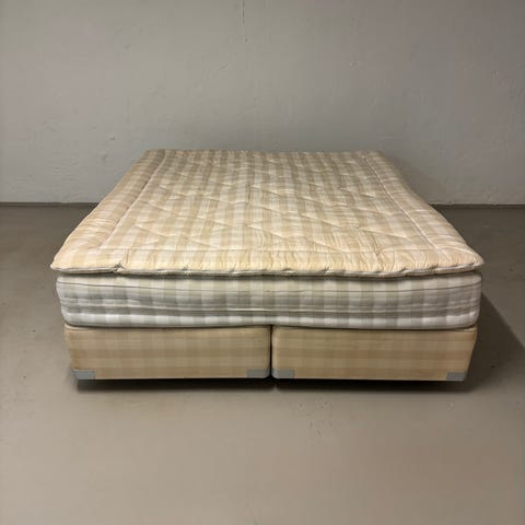 Hästens 2000T dobbeltseng m. gavl – 210x200 cm (m. kvittering) | DBA