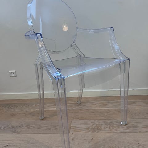 Kartell Louis Ghost stol klar plast | DBA