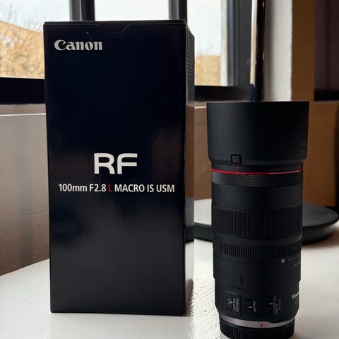 KØBES - Canon RF 100mm F2.8L MACRO IS USM-objektiv | DBA