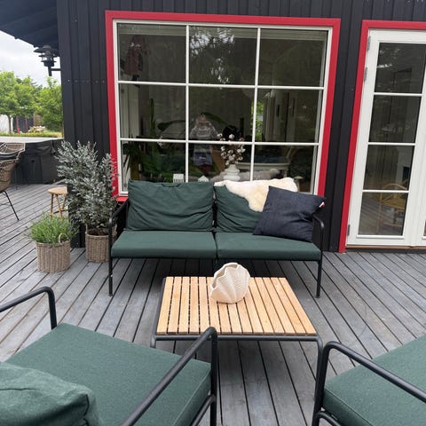 Sackit Blå loungemøbler / sækkestole til terrasse og have | DBA