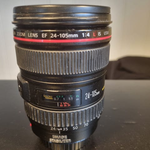 Canon EF 24-105mm f/4 L IS USM zoomobjektiv 77mm | DBA