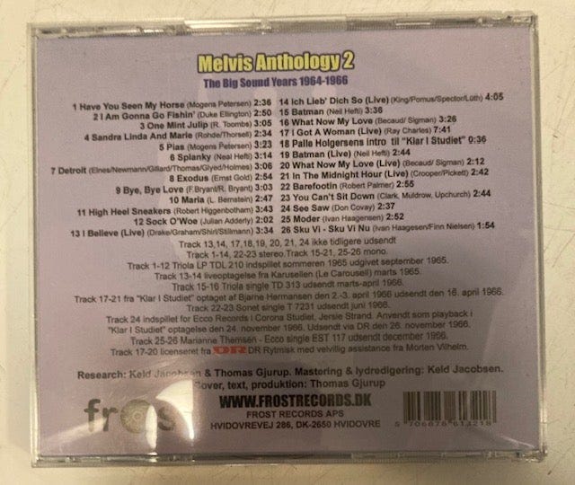 Melvis: Anthology 2 - the big sound years 1964-1966, rock | DBA