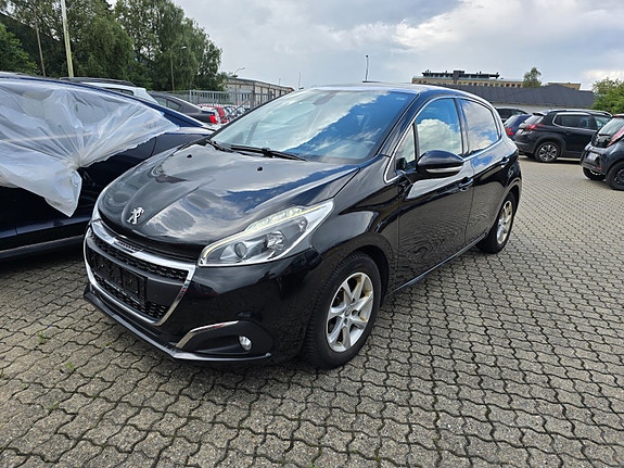 Brugtbil til salg: Peugeot 208 - 2020 - Sort - 100 Hk - Hatchback 5 ...