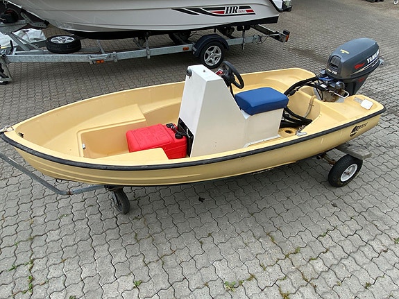 Til salg: KMV WHIT Jolle med 15 hk Yamaha | DBA.dk